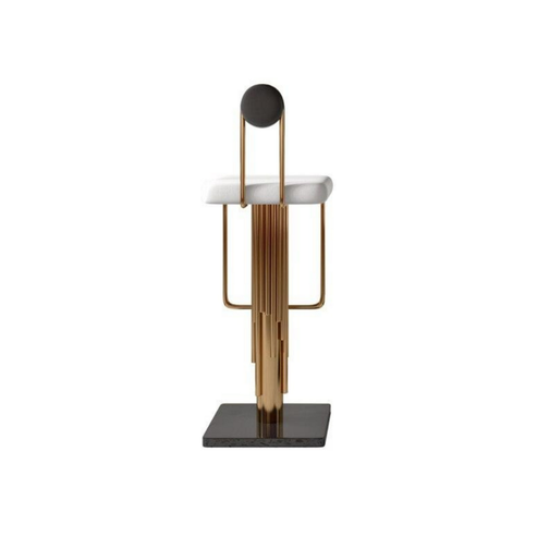 Minimalist Luxury Golden Bar Chair – Homio Decor