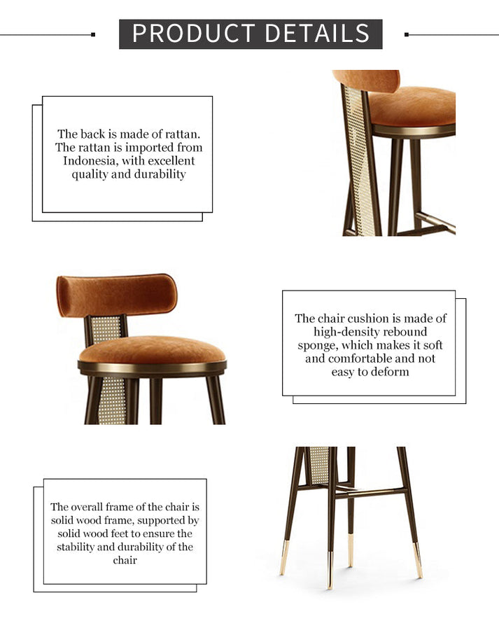 Designer High Feet Bar Stool – Homio Decor