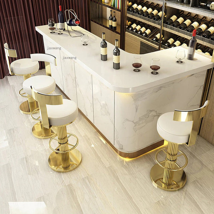 Luxury Golden Bar Stool – Homio Decor