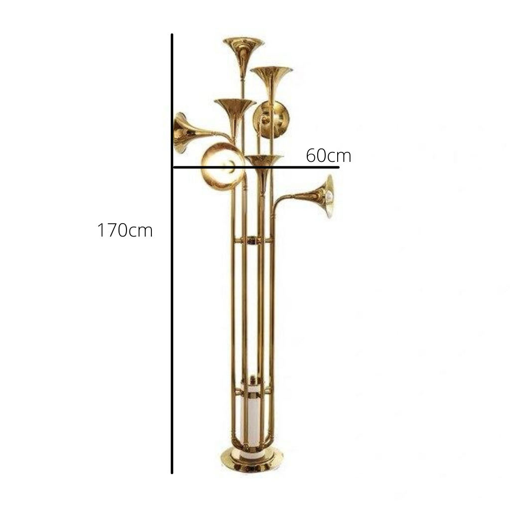 Luxury Trumpet Floor Lamp – Homio Decor