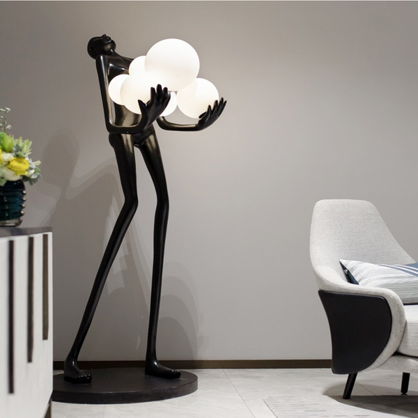 Human Sculpture Resin LED Floor Lamp – Homio Decor