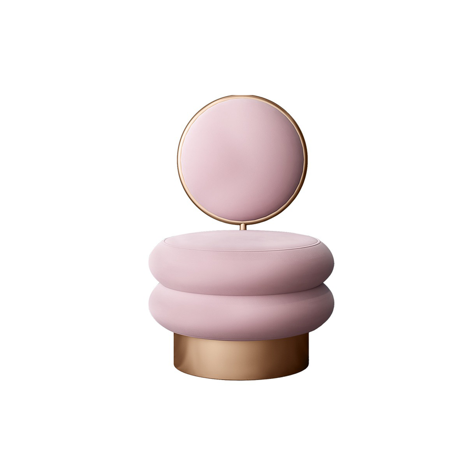 Modern Leather Pouf Ottomans | Round, Square & More – Homio Decor